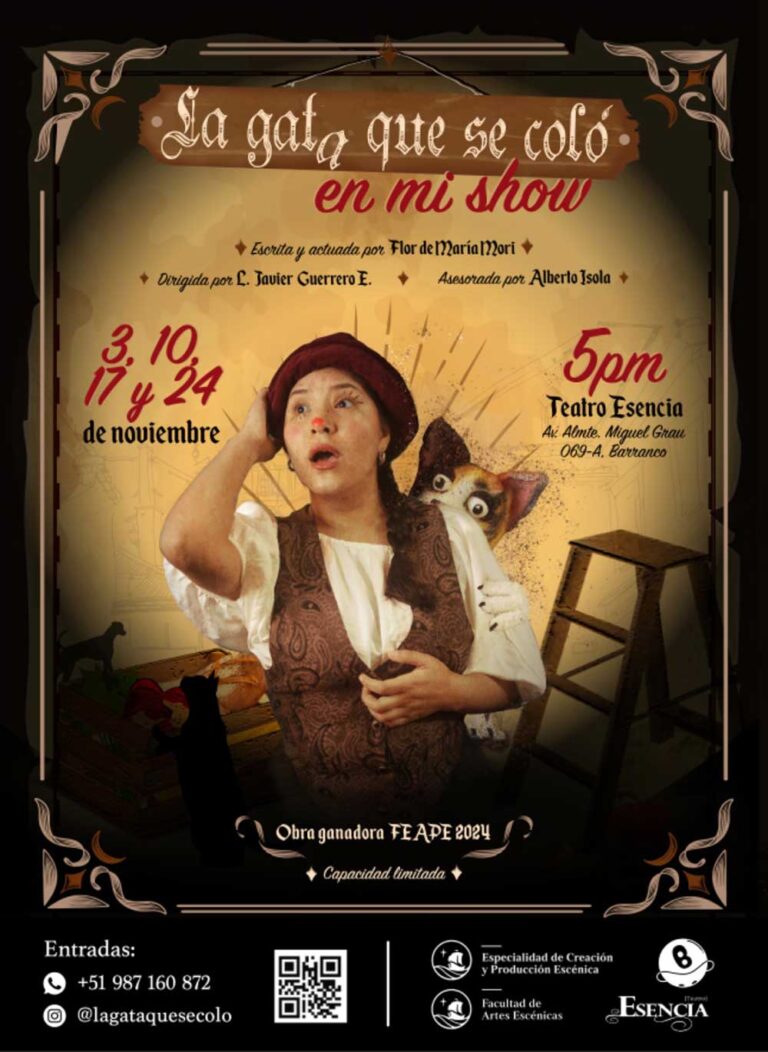 La gata que se coló en mi show obra de teatro